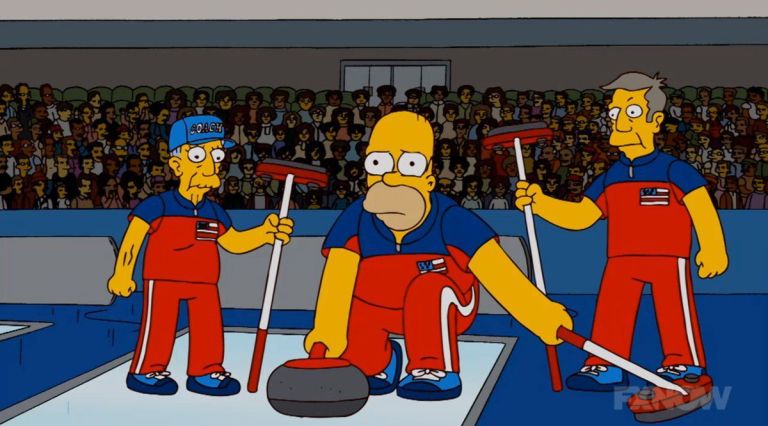 Los Simpsons predijeron la medalla de oro en curling de Estados Unidos ...