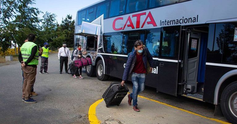 Arribó a Bariloche el primer micro de larga distancia desde el inicio ...